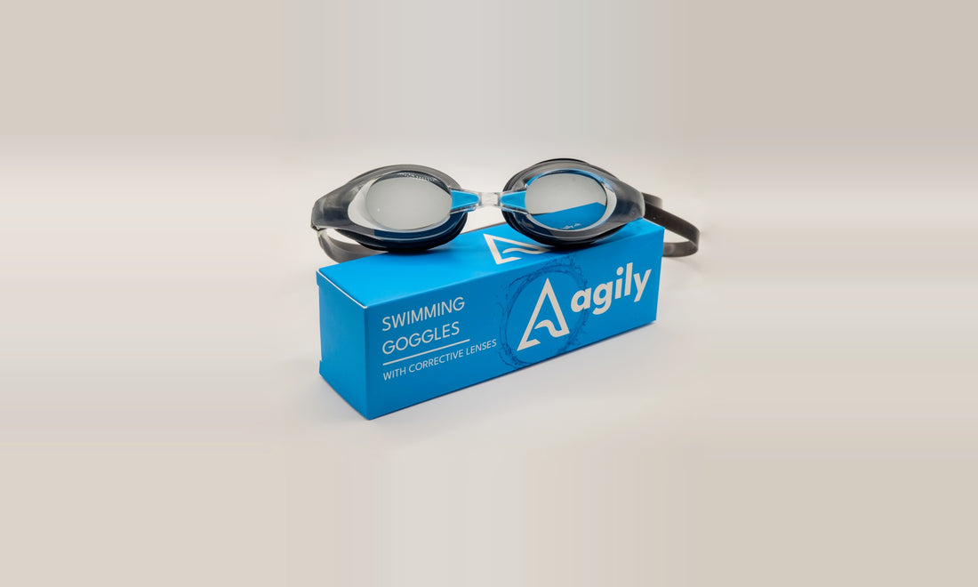 Agily | Swimming goggles for myopia | Prescription swimming goggles